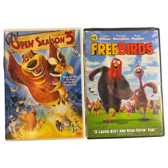 Media | Family Movie Night 2 Pack Open Season 3 And Free Birds On Dvd ...